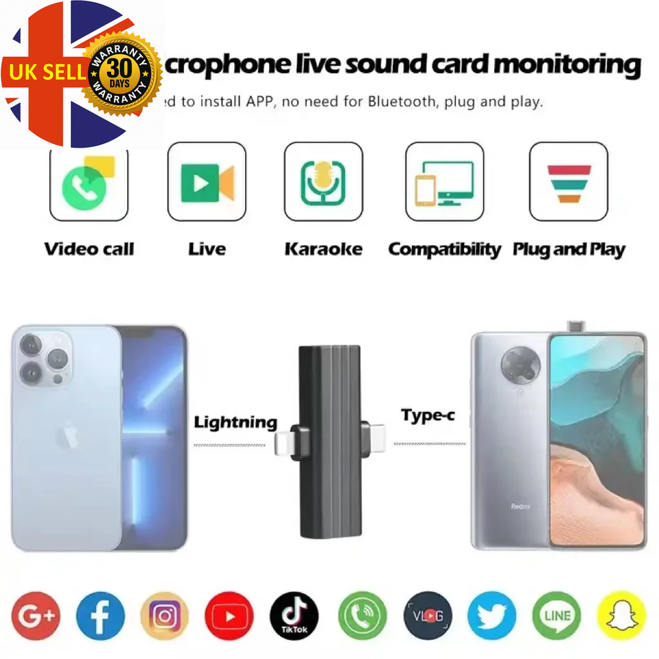 New Live Karaoke 5.3 Bluetooth Headset Built-In Sound Card Wireless ...