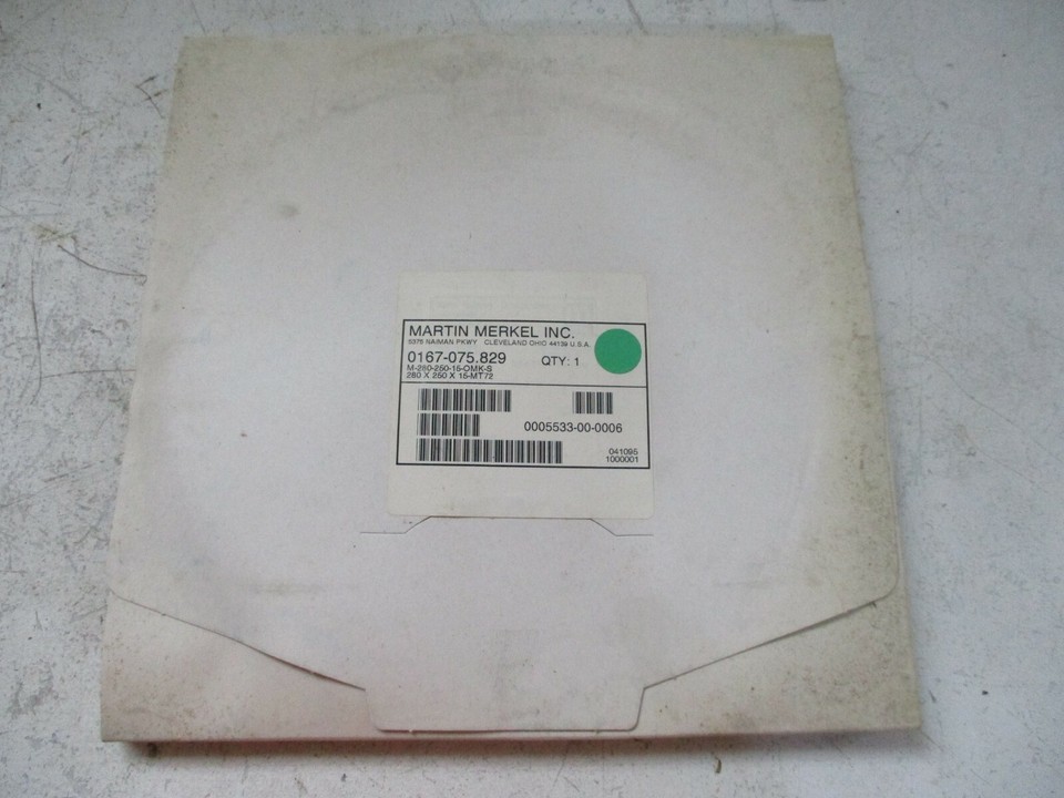 NEW MARTIN MERKEL M-280-250-15-OMK-S omegat-seals for pistons and rods ...