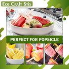 6" Jumbo Wooden Craft/Popsicle Sticks/Diy Craft Projects- Pack of 100Ct ...