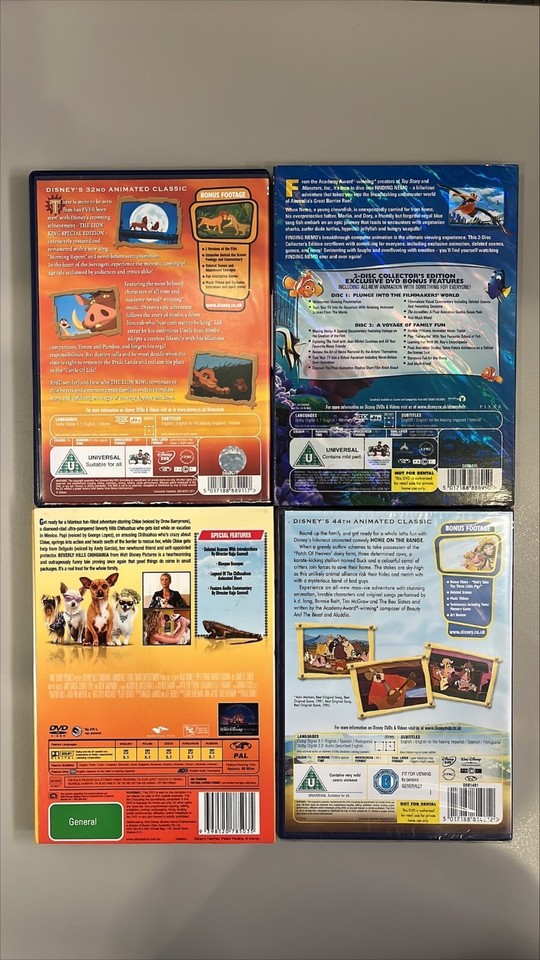 Finding Nemo + The Lion King + Beverly Hills Chihuahua + Home on the ...