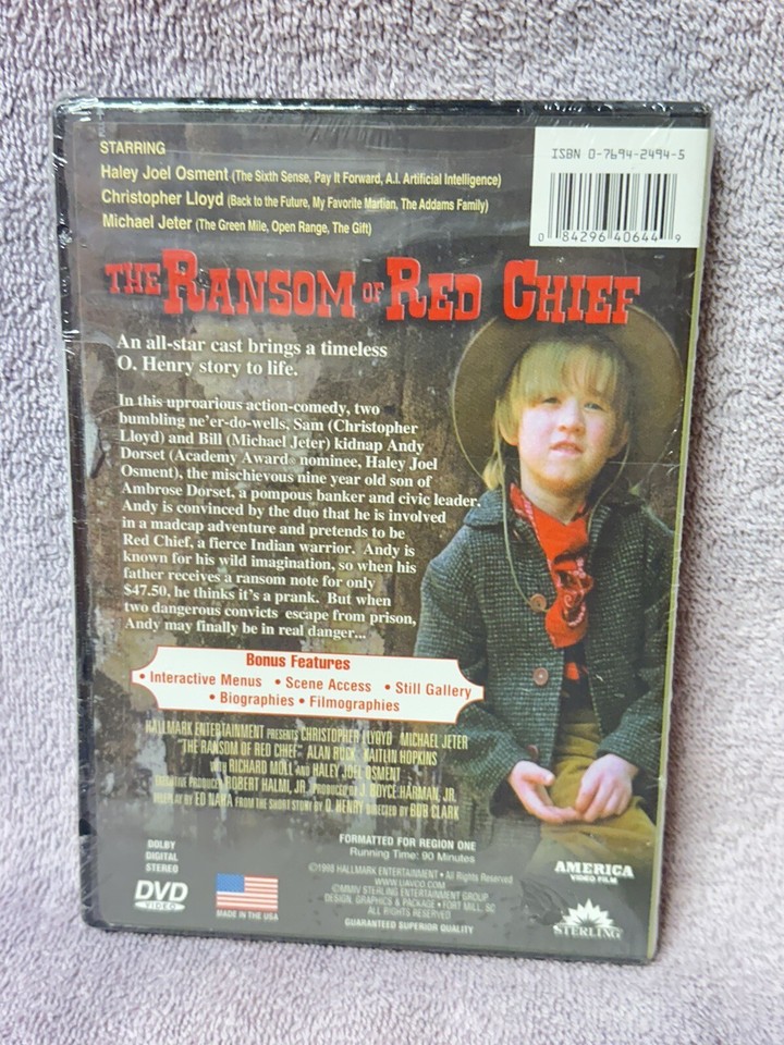 The Ransom of Red Chief (DVD, 2004) Christopher Lloyd, Haley Joel ...