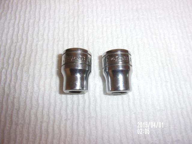 Snap-on Tools 3/8" Drive Shock Absorber Chrome Sockets A137 and A138 for sale online | eBay