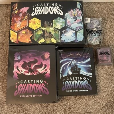 Casting Shadows Kickstarter Exclusive [Deluxe] + Expansion + Playmats ...