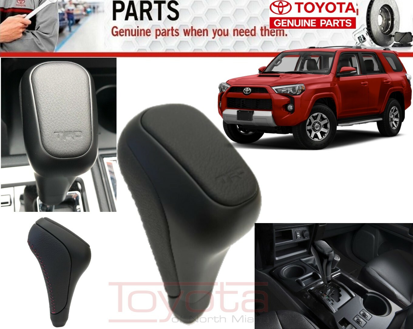 2015-2021 TOYOTA 4RUNNER TRD PRO Shift Knob PTR57-34141-02 GENUINE | eBay