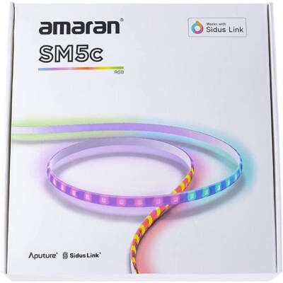 Aputure Amaran SM5c 5M 20W Output 300 RGB Smart Pixel LED Strip Light ...