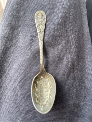CONEY ISLAND SOUVENIR SPOON W/ ANGEL / CHERUB / CUPID MOTIF | eBay