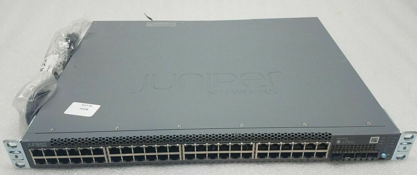 Juniper EX3400-48P 48 Port Switch - Same Day Shipping | eBay