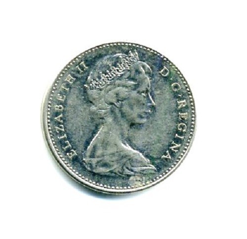 1968 Canada 5 Cents Nickel Coin Queen Elizabeth II | eBay