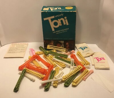 Vintage Uncurly Toni Curvers Rods Perm Box Papers Directions NO PERM | eBay