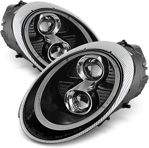 For 2005-2012 Porsche 911 997 Carrera GT3 LED DRL Projector Headlights ...