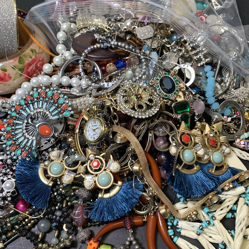 5LB SCRAP JUNK Jewelry Lot Craft Harvest Repurpose salvage Broken ...