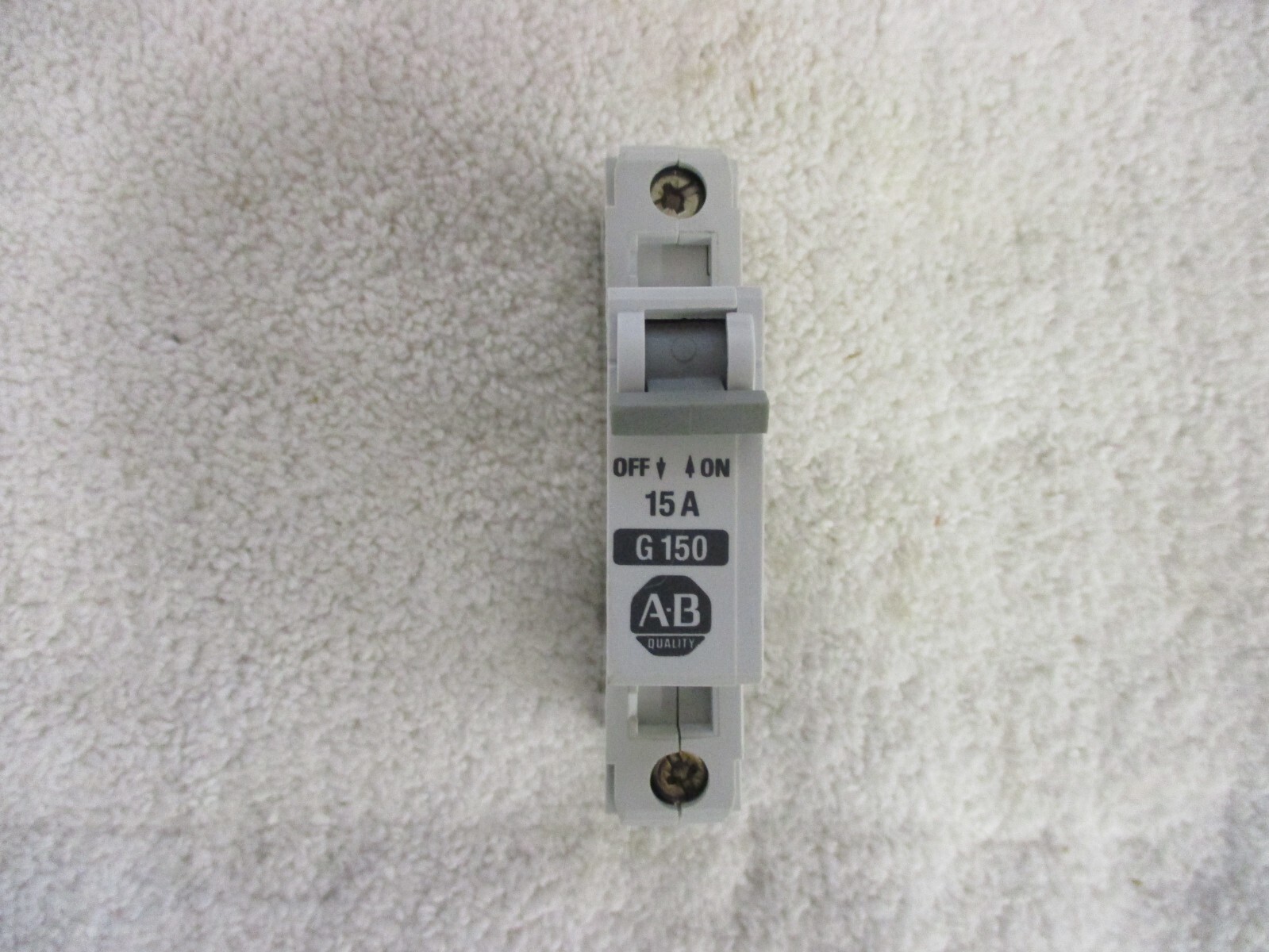 Allen Bradley 15A Circuit Breaker 1 Pole 1492-CB1 G150 Ser B 1492 ...