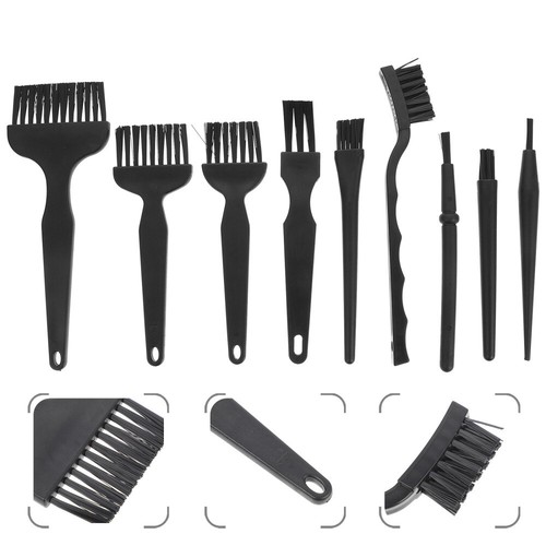 9pcs Computer Brush Cleaning Groove Brush Cleaner Window Track Cleaning ...