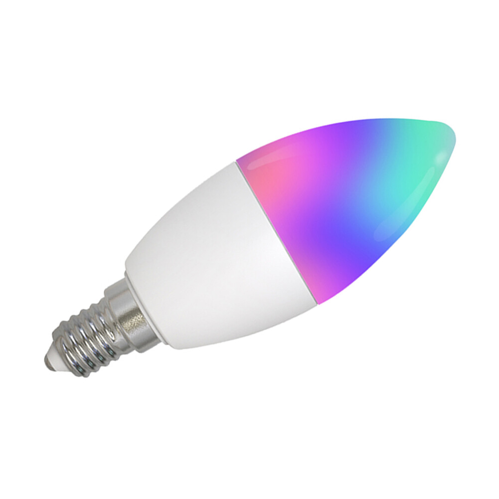 Smart Light Bulb APP Remote/Voice Control E14 Base Candle Lamp | eBay