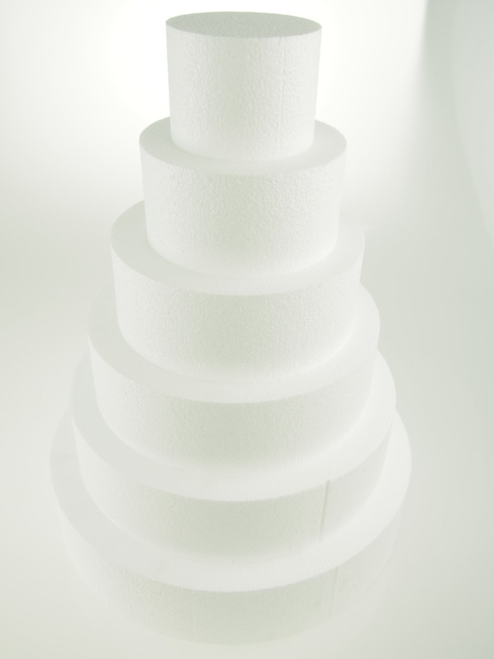 Foam Styrofoam EPS Pyramid Dummy Cake Towers Display Stand Square ...