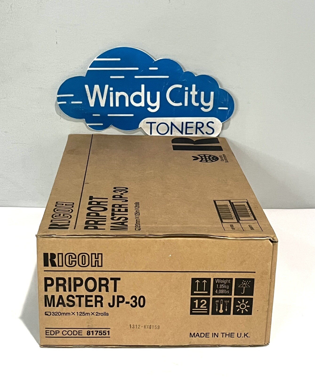 Ricoh Priport Master JP-30 320mmX125m X2 Rolls 817551 For JP 3000 ...