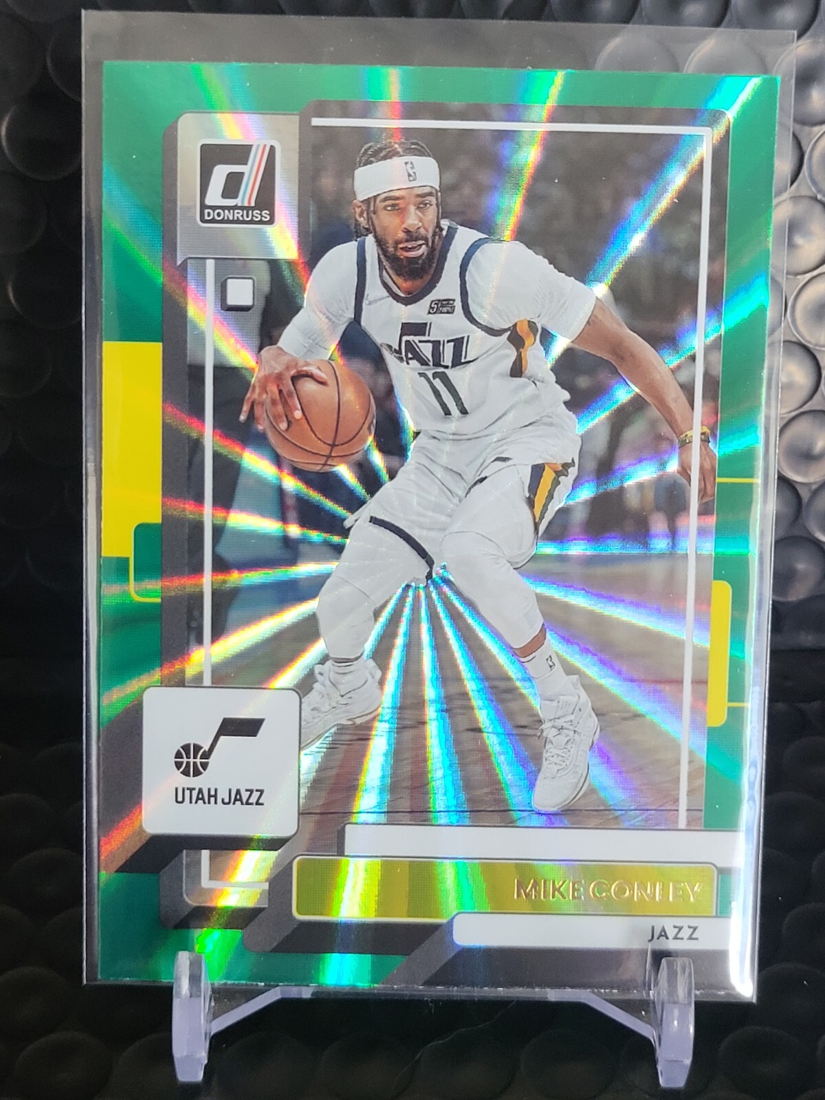 2022-23 Donruss Basketball - Mike Conley Green Holo Laser #112 - Utah ...