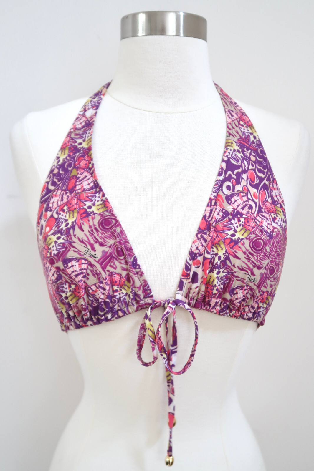 EMILIO PUCCI Printed halter bikini top IT 44 US 8 M | eBay