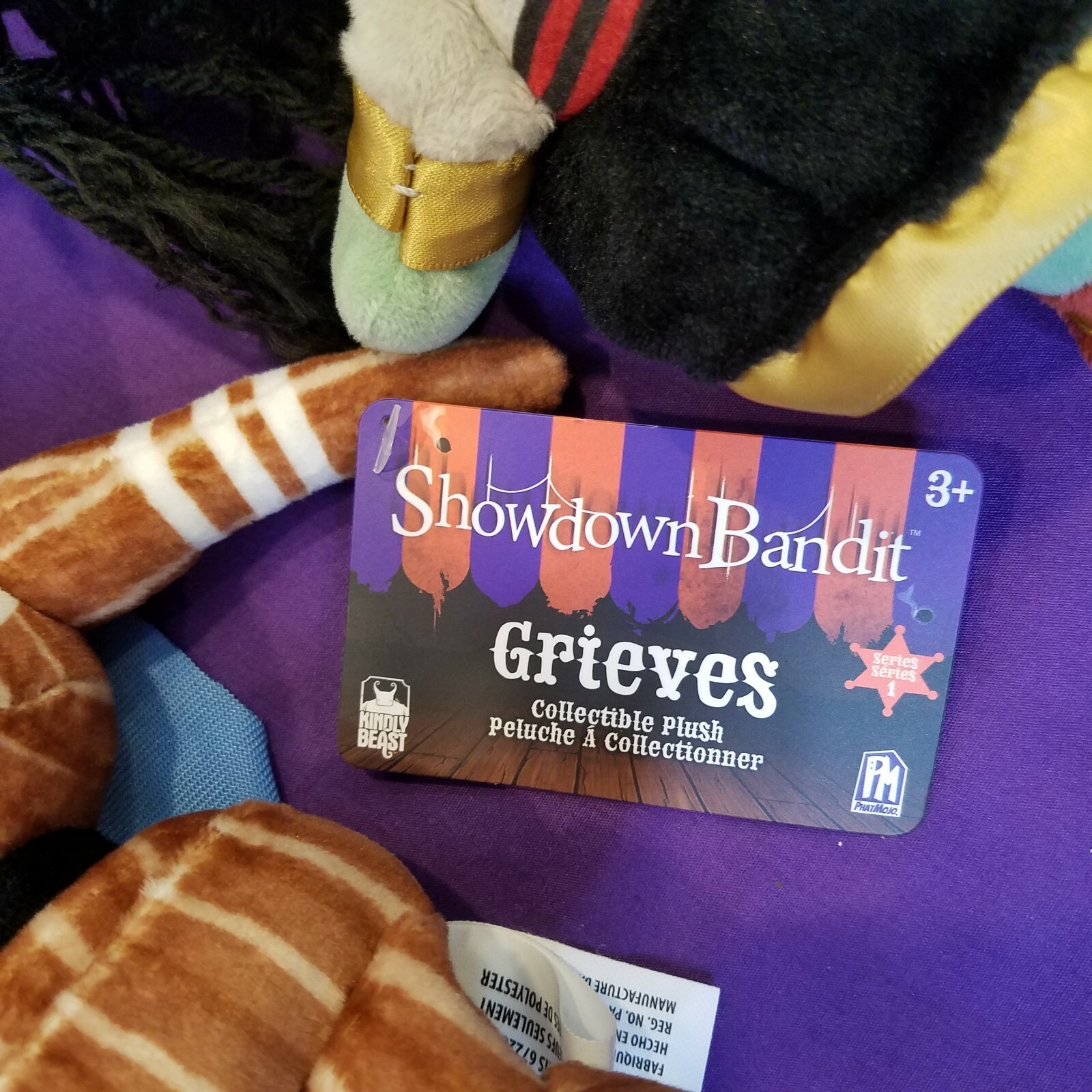 Showdown Bandit Video Game 3 Plush Lot: Miss Undertaker, Grieves ...