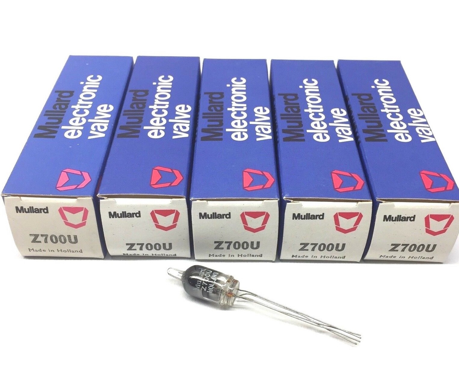 (5pcs.) Z700U NOS Mullard Holland Cold Cathode Trigger Valve Tubes ...