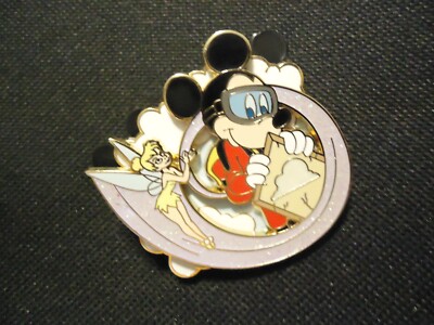 DISNEY WDW EXPEDITION PINS THE HAND OVER MICKEY & TINKER BELL WIND PIN ...