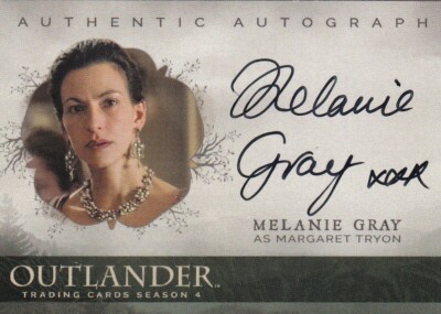 Outlander Season 4 Autograph Card MG Melanie Gray as Margaret Tryon | eBay