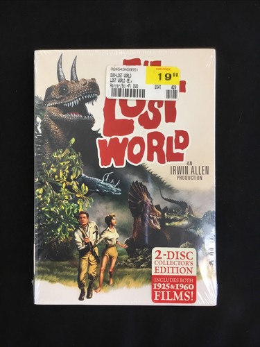 The Lost World (2 DVDs + Slipcover) 1925 & 1960 Films NEW SEALED FREE S ...