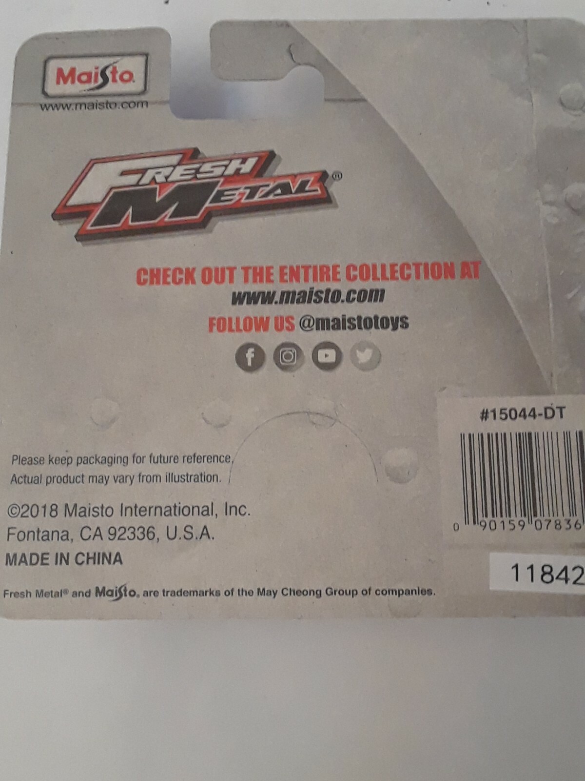 Maisto Fresh Metal Fantasy Car Blue 1:64 Diecast 2018 New On Card ...