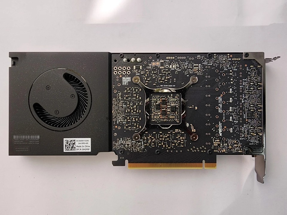 DELL NVIDIA RTX A4000 16GB GDDR6 PCIe 4.0x16 Graphics Card GPU (PG190 ...
