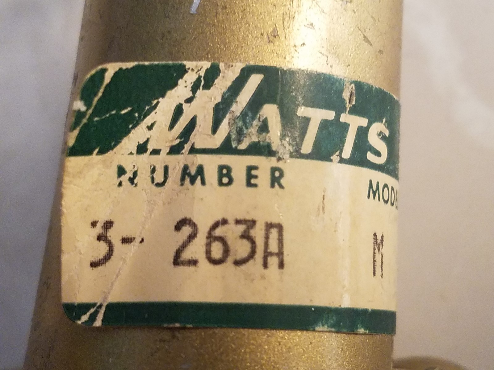 WATTS REGULATOR # 3-263A MODEL M SIZE 3/8 -10-125 psi NEW | eBay