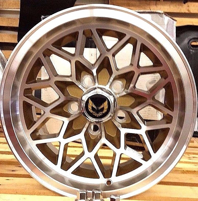 TRANS AM 15X8 SNOWFLAKE WHEEL GOLD WS6 NEW FITS MOST 1967 - 1992 GM ...