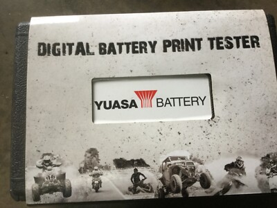 YUASA Digital Powersports Battery Tester with Printer - Print Results ...
