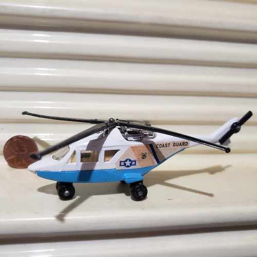 Lesney MATCHBOX SB20 1976 White + Blue COAST GUARD HELICOPTER Mint No ...