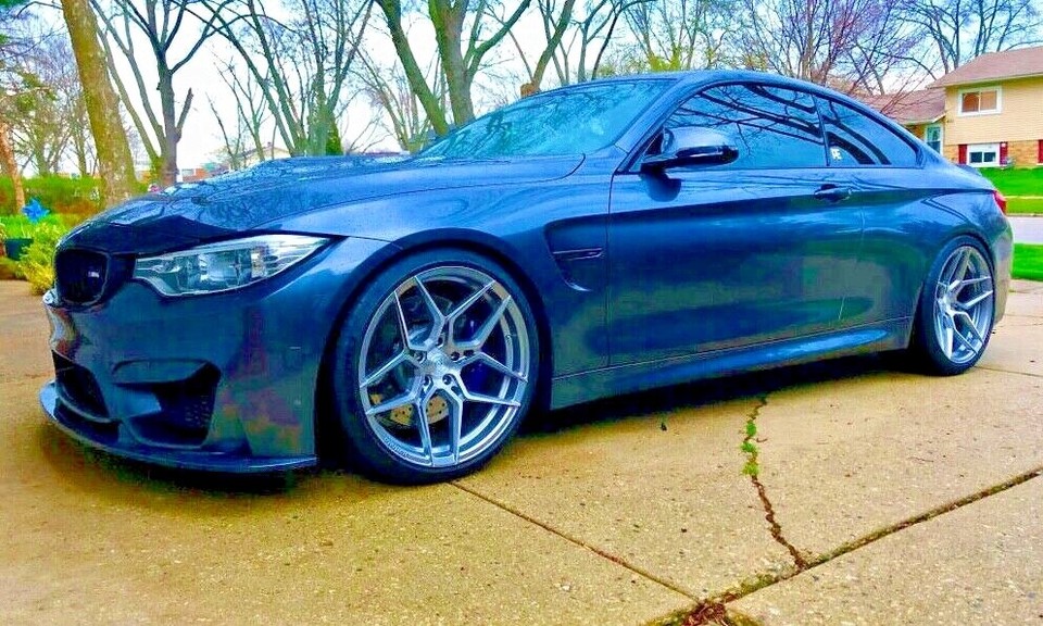 20” ROHANA RFX11 BRUSHED TITANIUM CONCAVE WHEELS FOR BMW E90 E92 F80 M3 ...