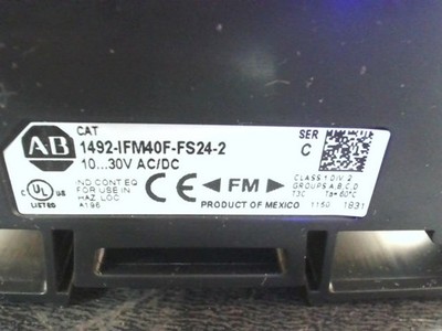 Allen Bradley 1492-IFM40F-FS24-2 IFM 40PT Point Isolated Fusible ...