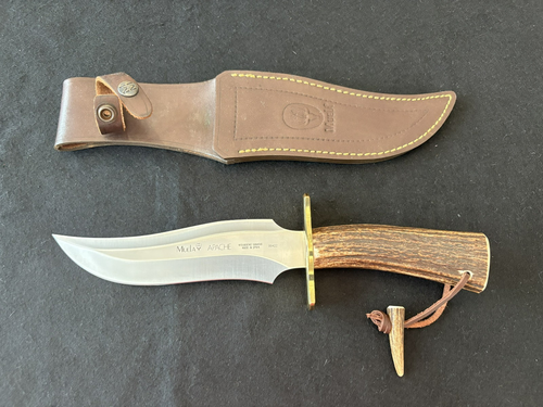 Early Limited Edition #00422 Muela Apache Stag Handle Fixed Blade ...