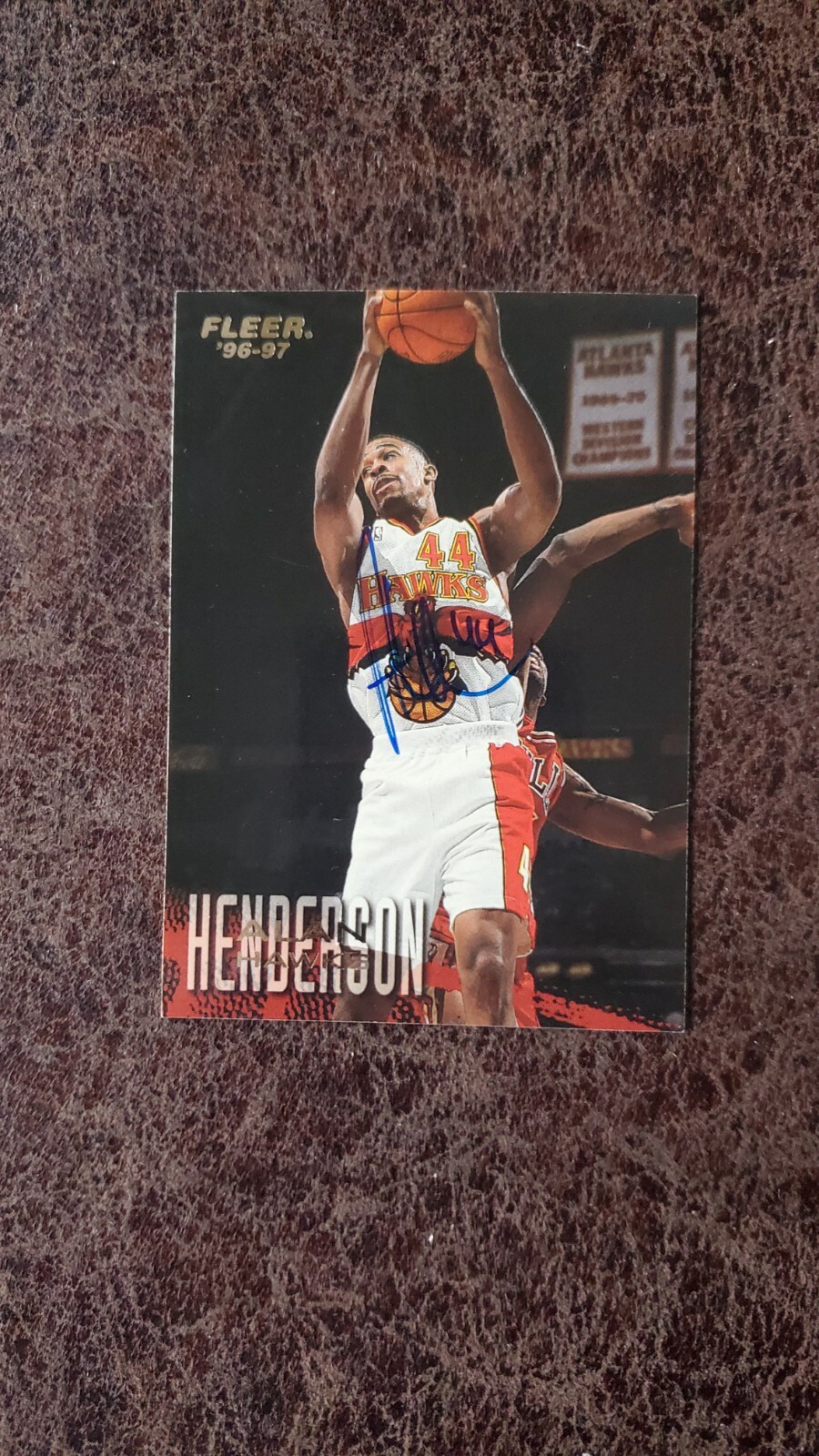 1996-97 Fleer Alan Henderson #151 - Atlanta Hawks - AUTOGRAPHED! | eBay