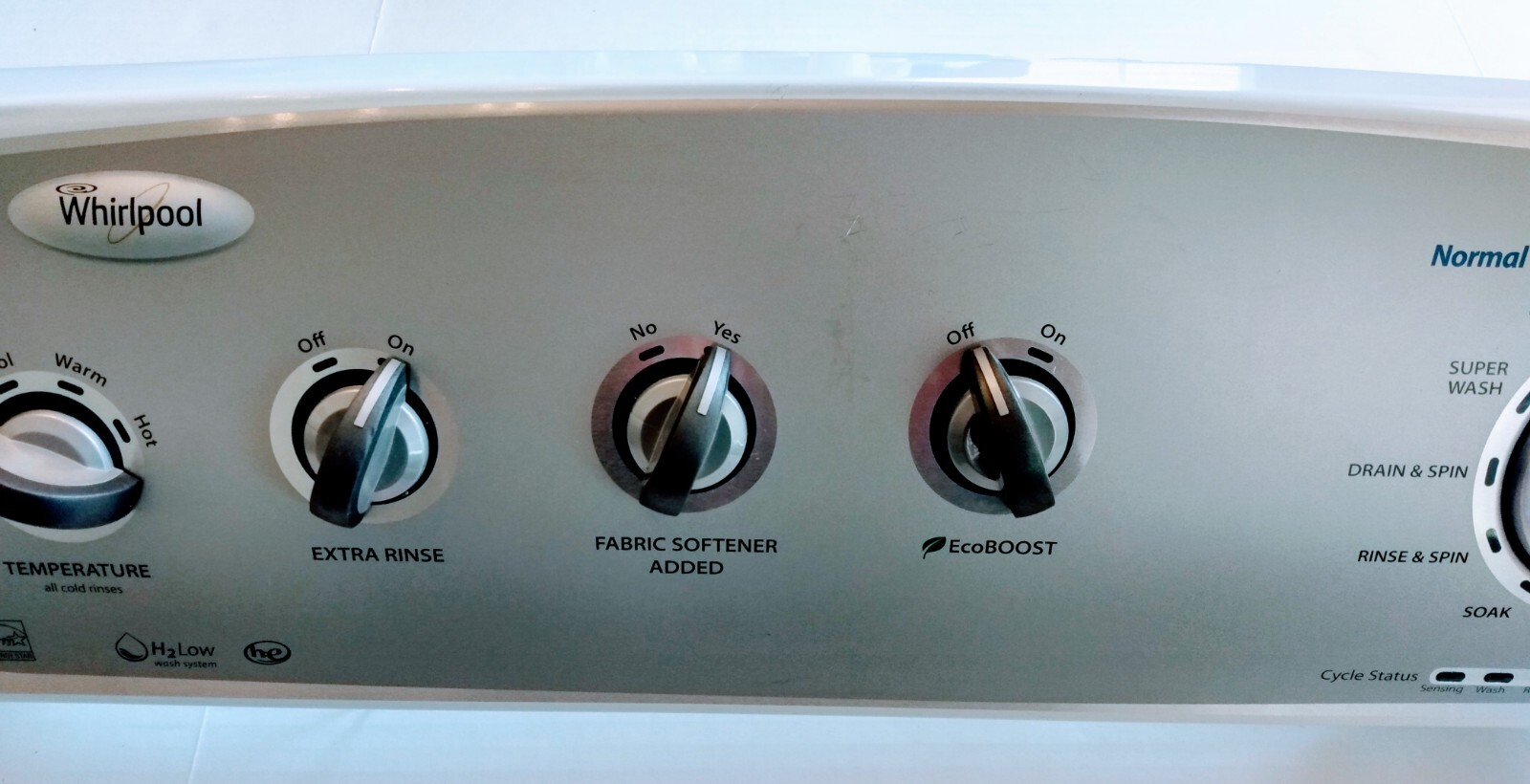 WHIRLPOOL WASHER CONTROL PANEL ASSY W/PCB BOARD - W10251366 | W10480261 ...