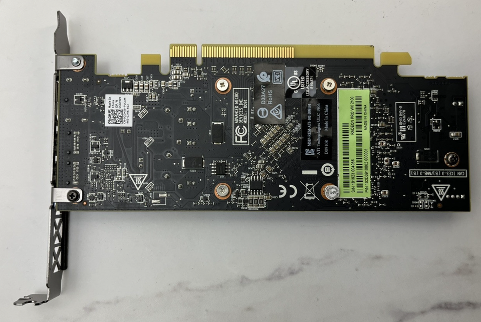 AMD Radeon Pro WX 2100 2GB GDDR5 Graphics Card - High Profile Ref:Z15 ...