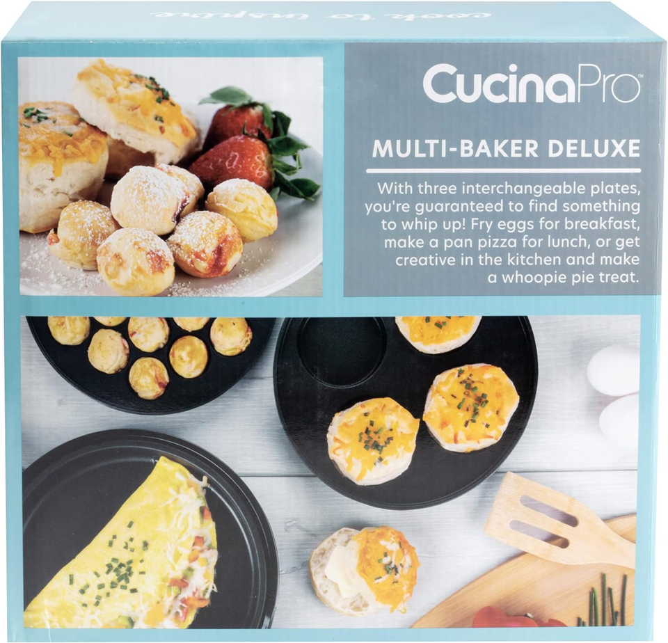 Multi Baker Deluxe- Baking Made Easy- Electric Appliance with Temp ...