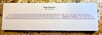 Apple Magic Keyboard with Touch ID and Numeric Keypad - A2520 - MK2C3LL ...