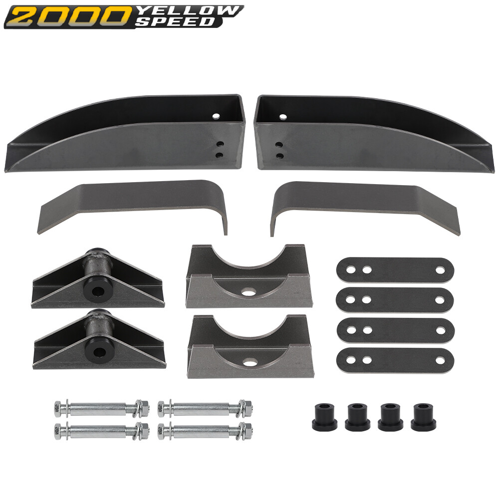 Rear Leaf Spring Relocation Pocket Set Fit For Chevy Belair 150 210 ...