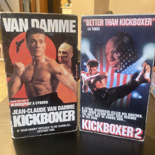Kickboxer 1 & 2 (VHS, 1998) Jean-Claude Van Damme 26359023330| eBay