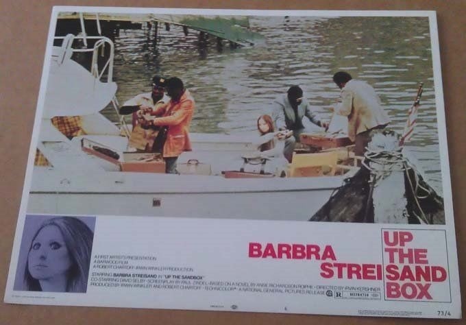 UP THE SANDBOX MOVIE POSTER LOBBY CARD #6 1973 ORIGINAL 11x14 BARBARA ...