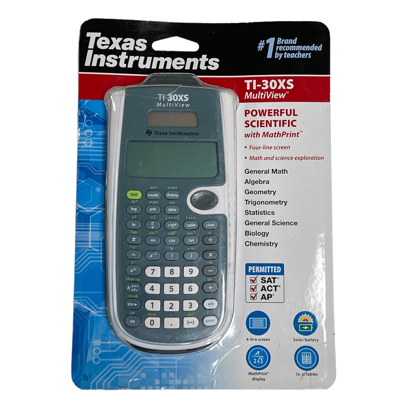 Texas Instruments TI-30XS MultiView Powerful Scientific Calculator w ...