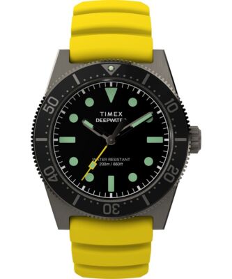 Timex Yellow Mens Analogue Watch Deep Water Reef TW2W74800 | eBay