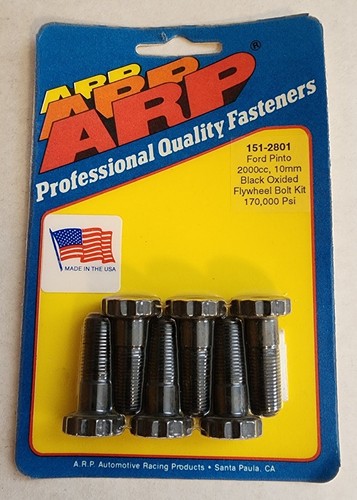 ARP Performance Flywheel Bolt Kit - Ford Pinto 2000cc - 10mm Black ...