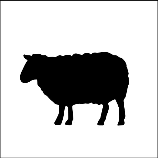 Show Lamb Decal