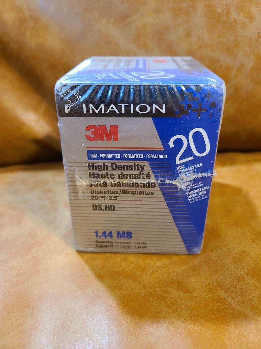 Floppy Disc Reader Imation 3M Pack Of 20 High Density 3.5\" Floppy ...
