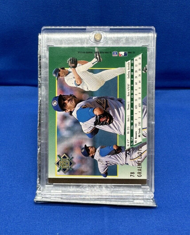 Graeme Lloyd Milwaukee Brewers 1994 Ultra Baseball Card #78 | eBay
